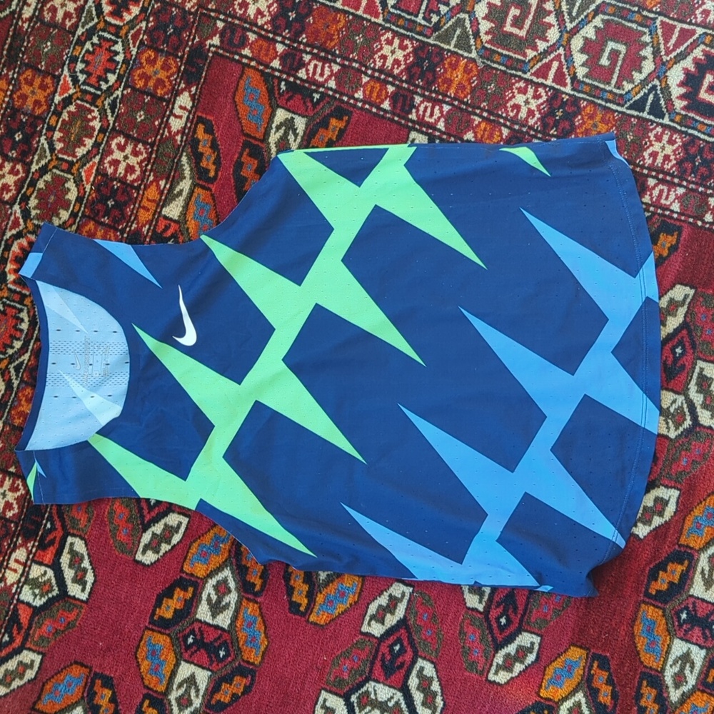 Nike Pro Elite Aero Swift Running Tank - Gem